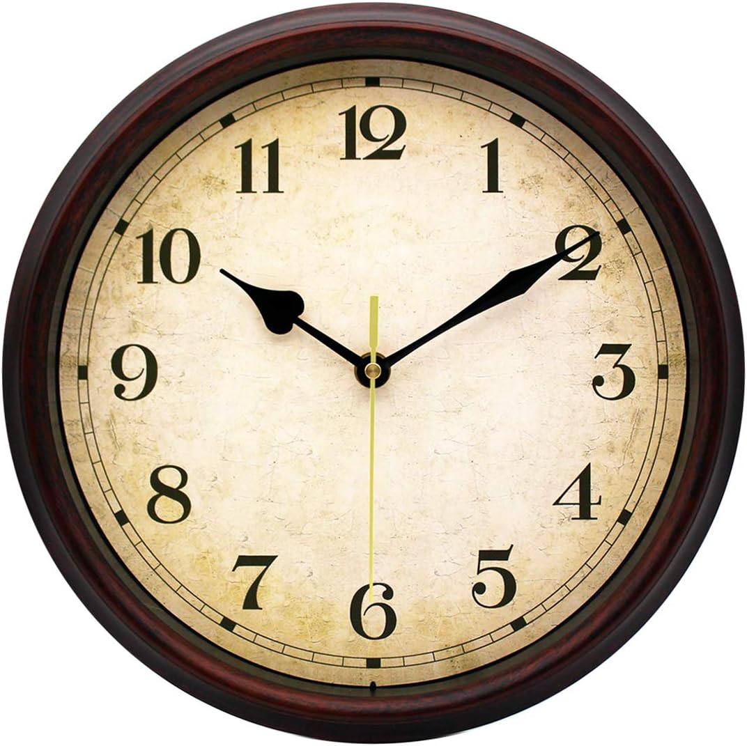 Amazon.com: Equity by La Crosse 25203 10 Inch Clock, Black, Pack of 1 ...