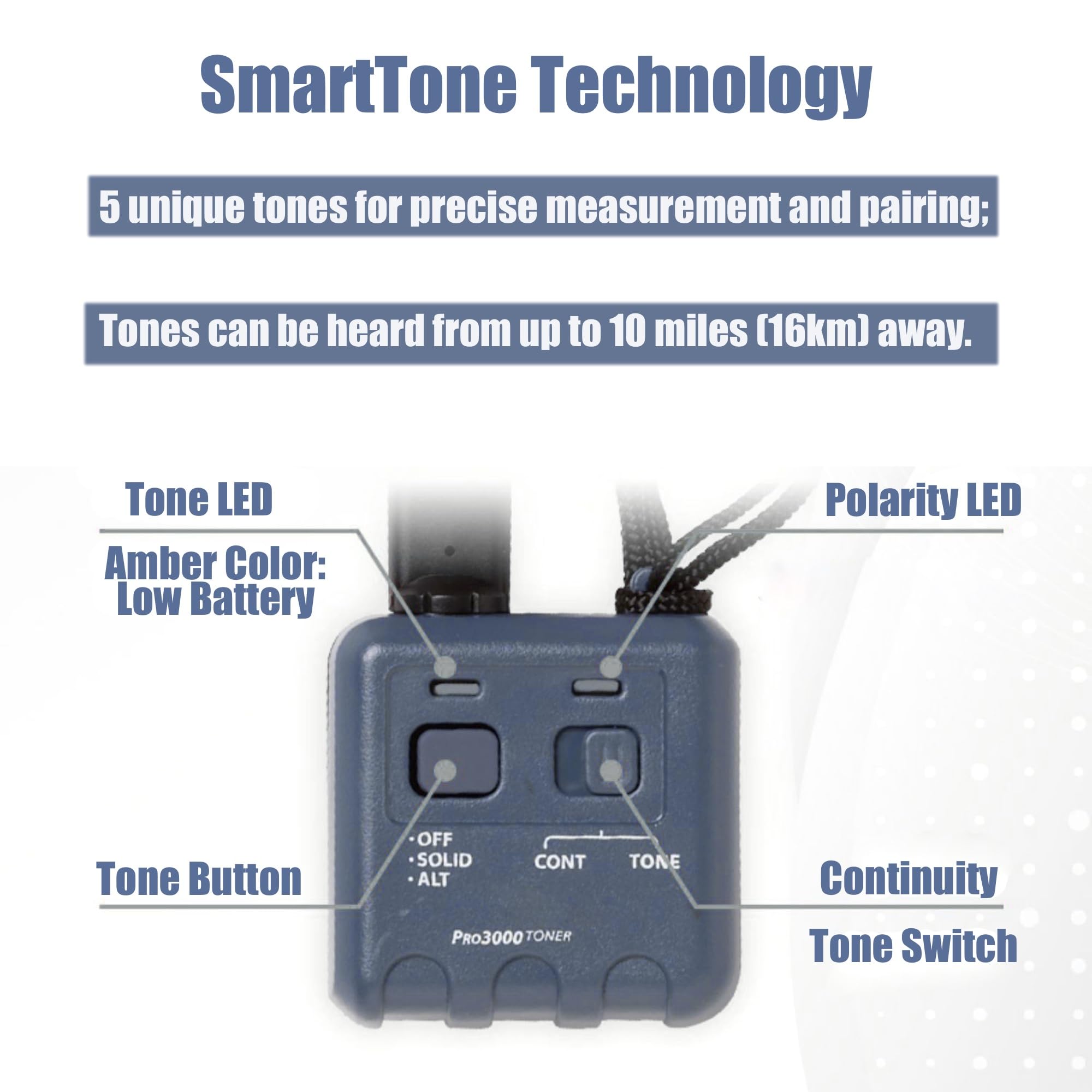Snapklik.com : Pro3000 Tone Generator And Probe Kit, Wire Tracer Cable ...