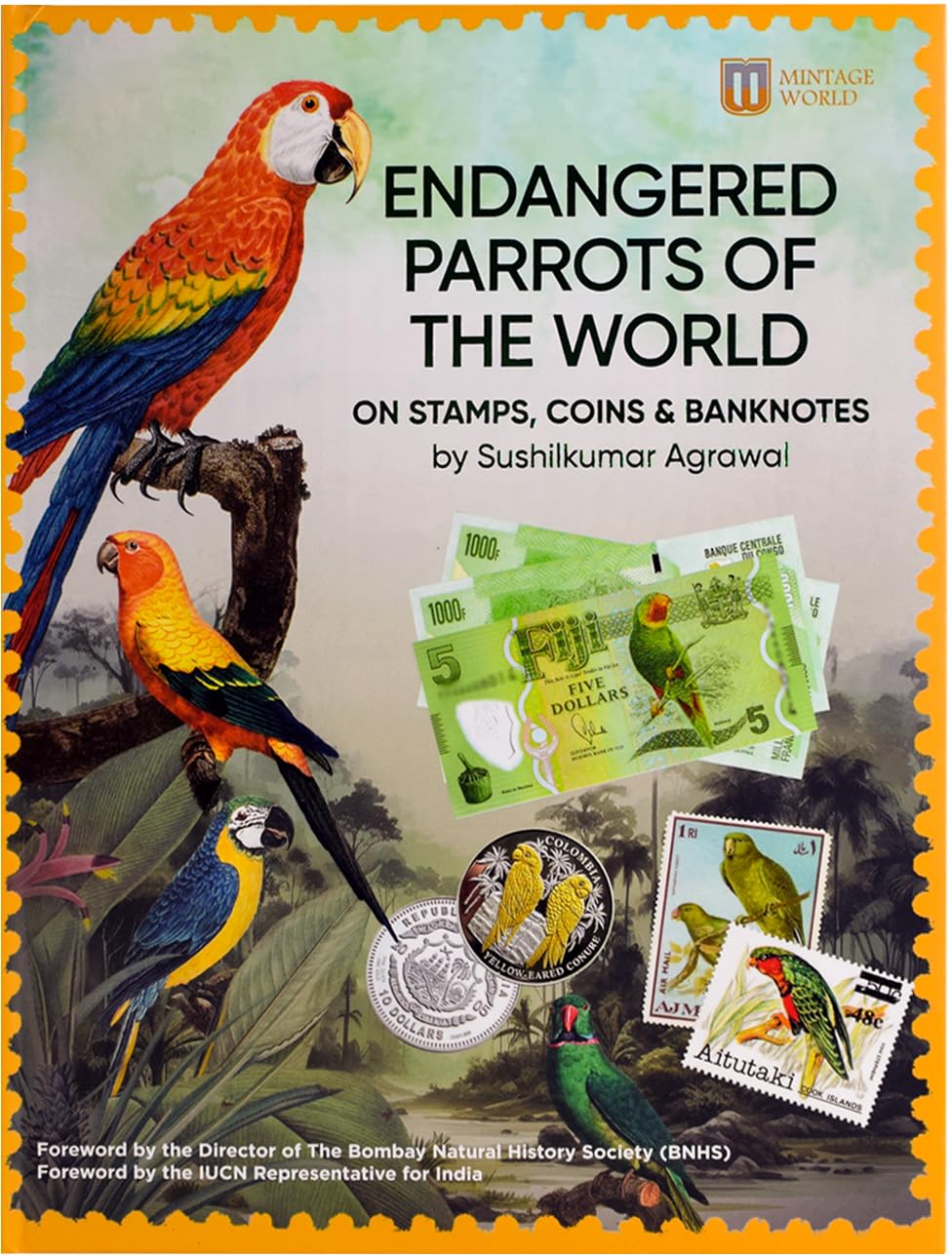 Buy Endangered Parrots of the World on Stamps, Coins and Banknotes Book ...