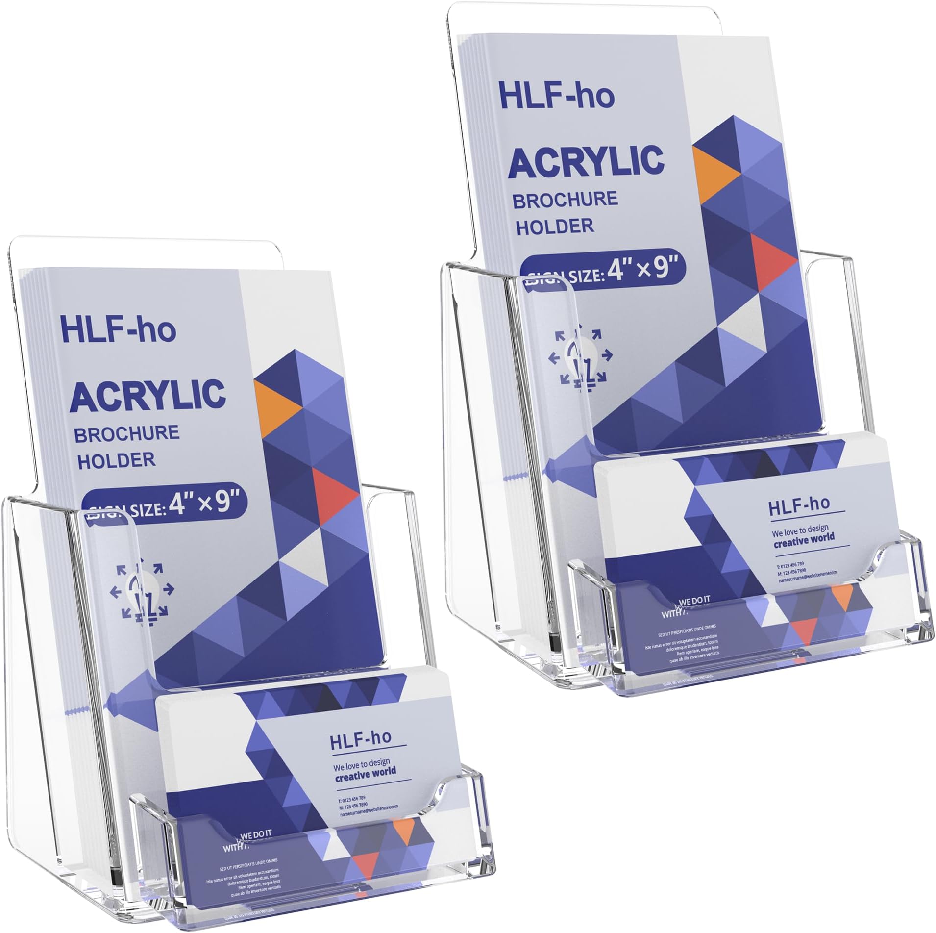 Amazon.com : MaxGear Brochure Holder 8.5x11 inch, Acrylic Brochure ...