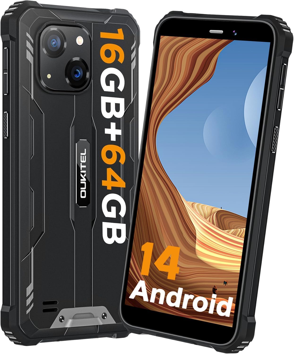 Amazon.com: OUKITEL G2 Rugged Phone Unlocked, 6" Screen Cell Phone ...