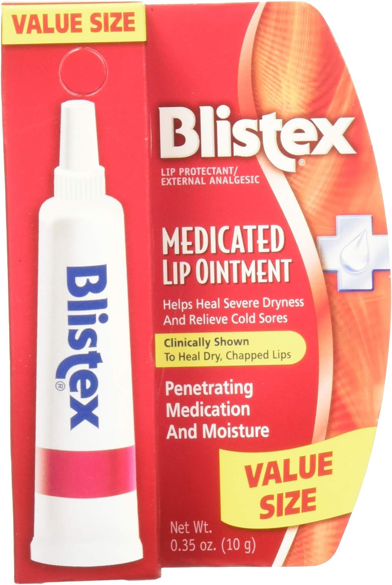 Amazon.com : Blistex Lip Ointment Medicated 0.35 oz (Pack of 3) : Lip ...