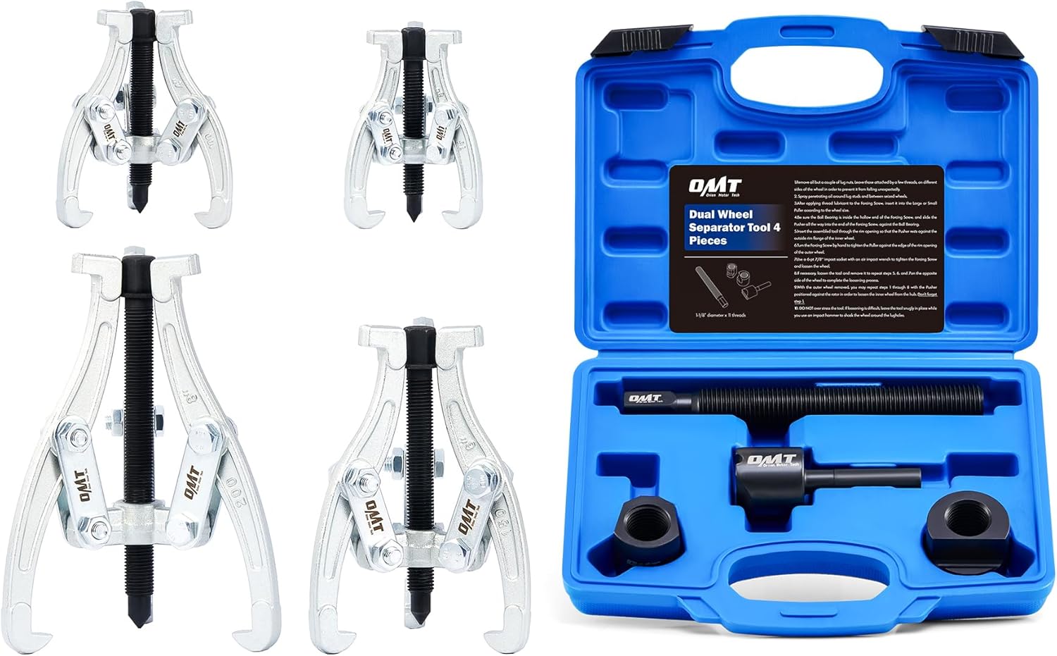 Amazon.com: Orion Motor Tech 3" 4" 6" 8" 3 Jaw Puller Kit for Pulley ...