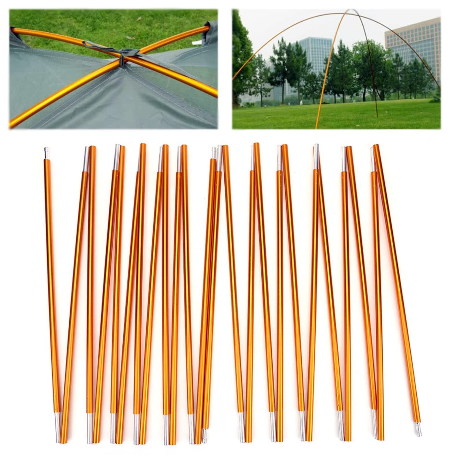 Amazon.com : Tent Poles Replacement, Lightweight Tent Pole Repair Kit ...