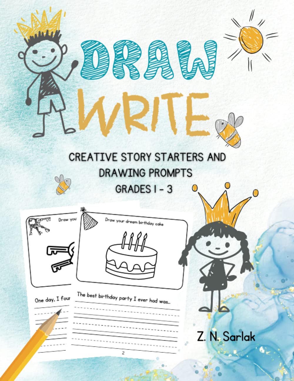 Draw and Write, Creative Story Starters and Drawing Prompts for Grades ...
