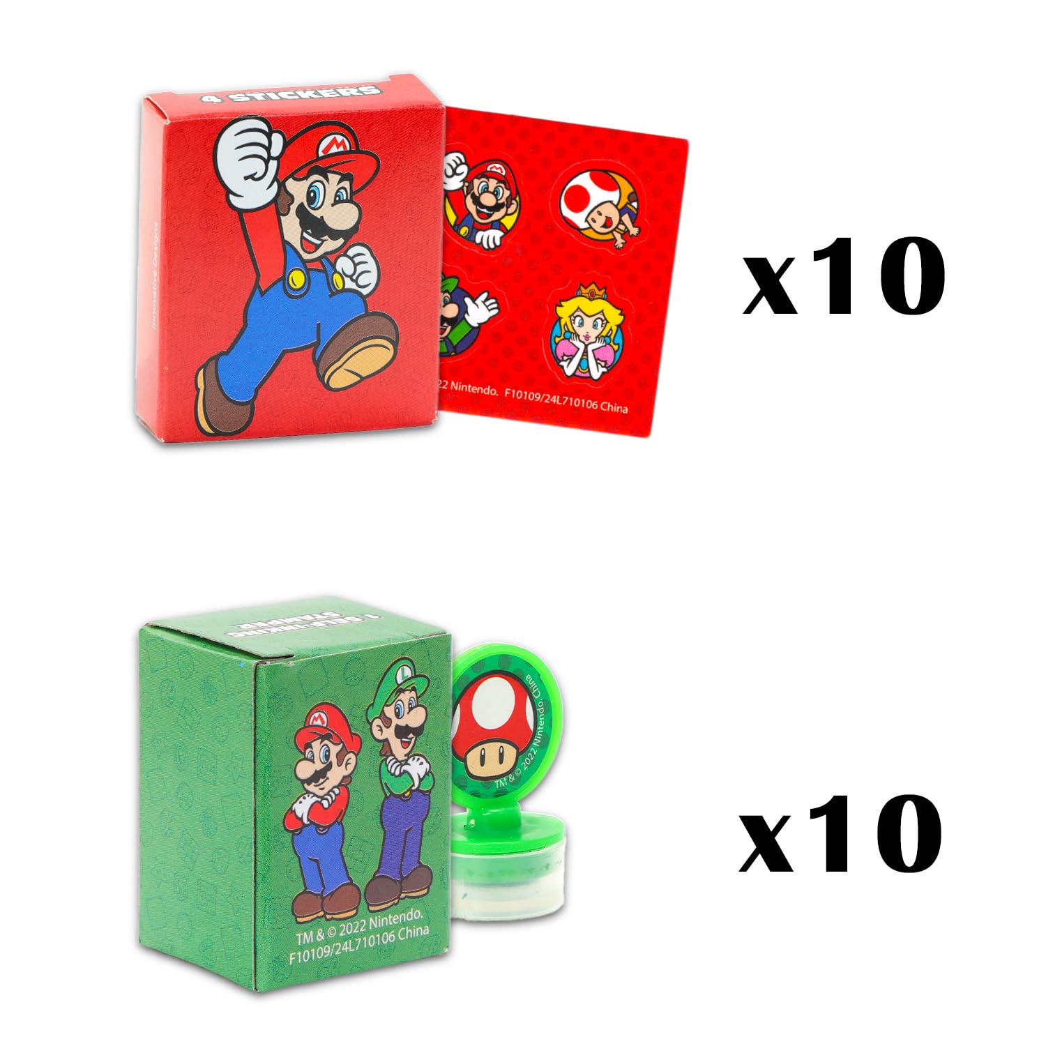 Snapklik.com : Super Mario Valentines Day Classroom Gift Exchange Set ...