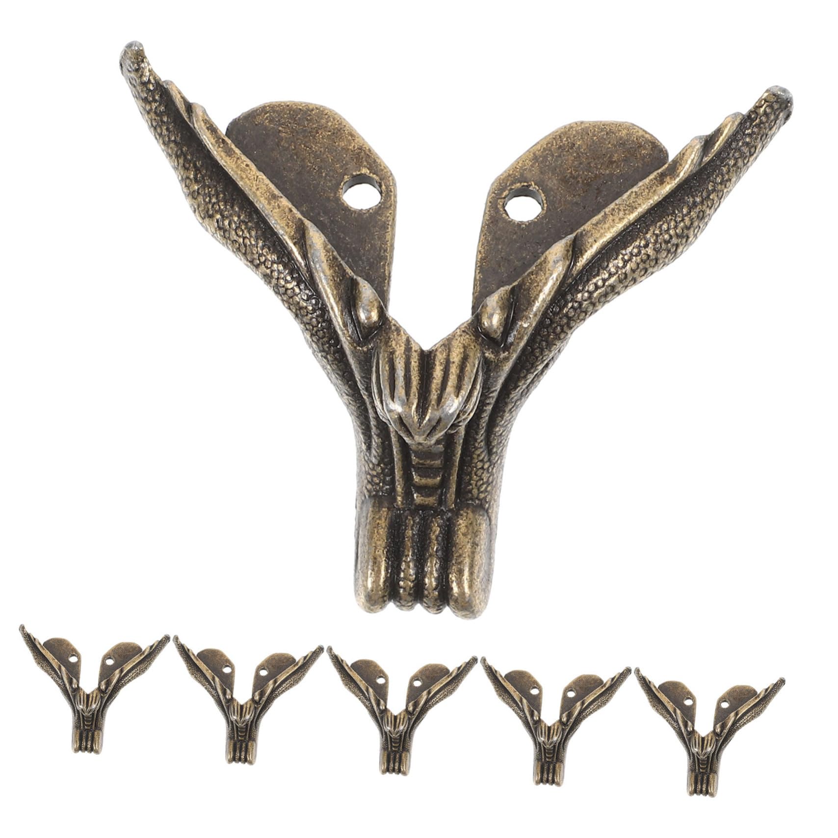 Amazon.com: Antique Brass Box Legs Feet: 6pcs Retro Design Decorative ...