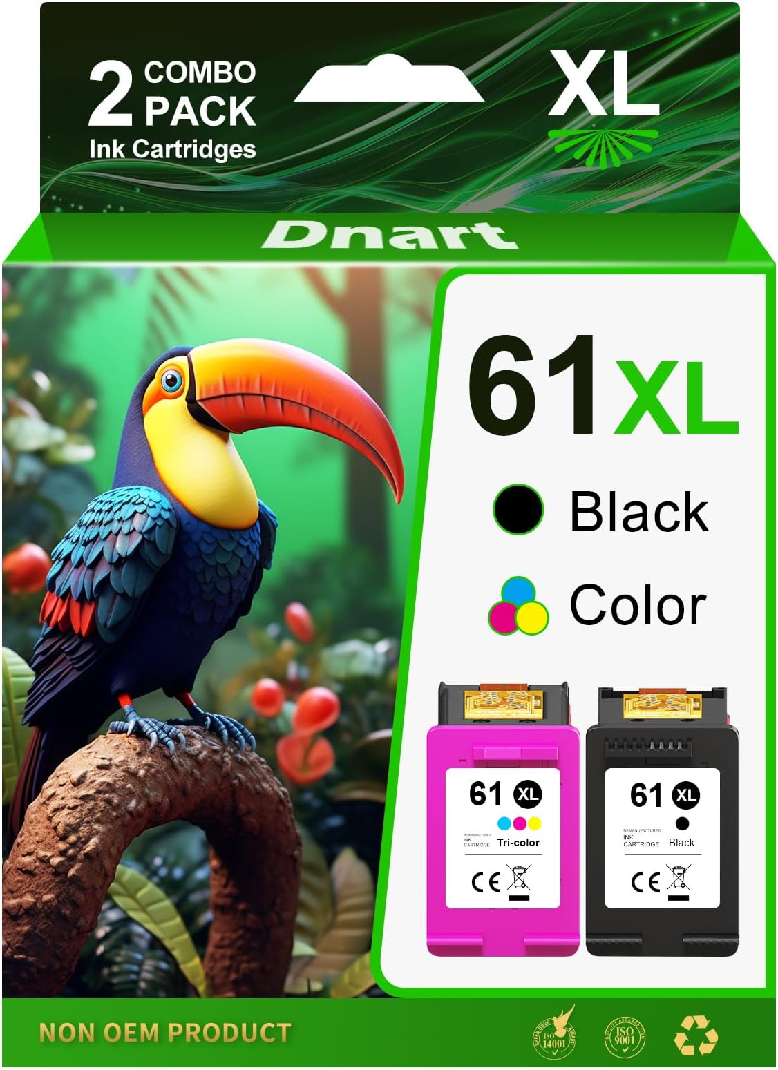 Amazon.com: 61XL Ink Cartridges for HP Printers HP Ink 61 Black and ...