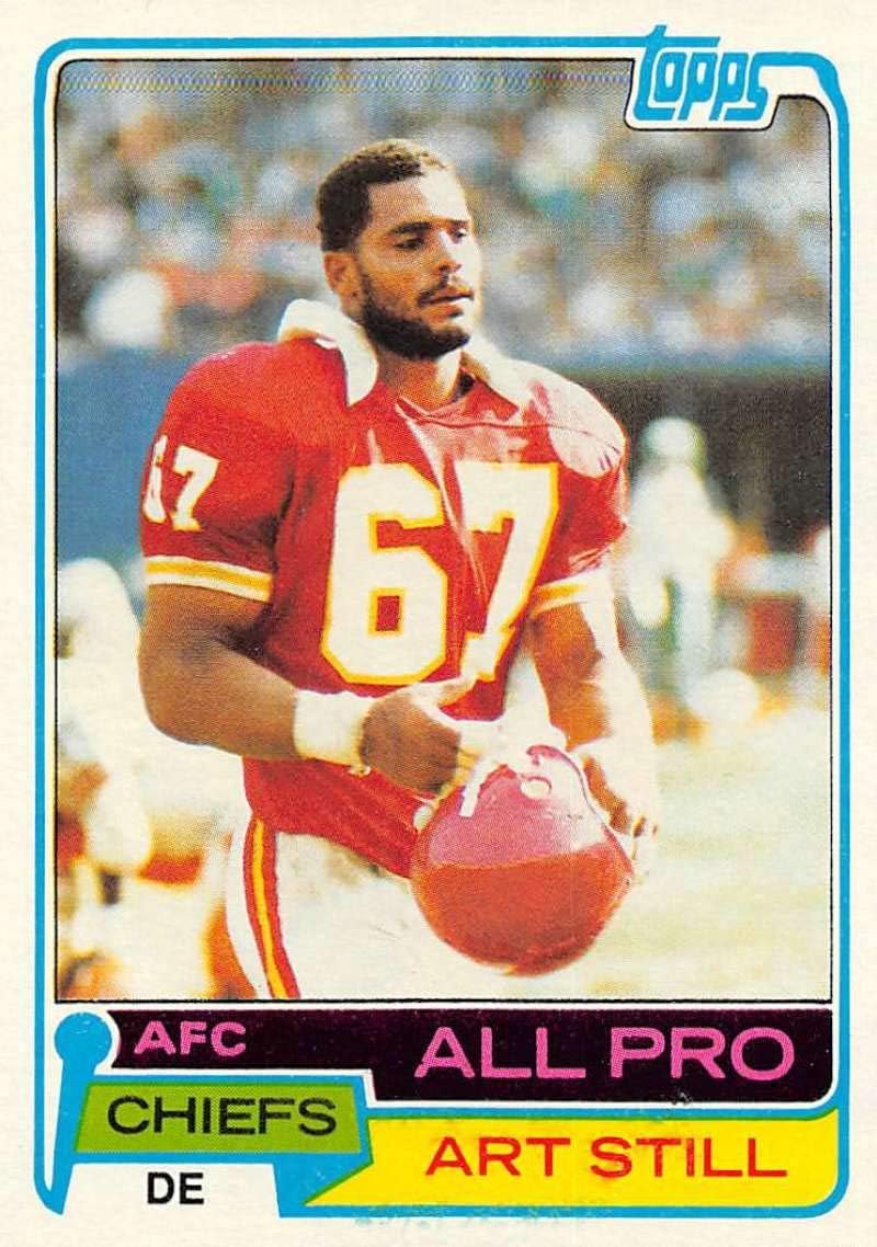 Amazon.com: 1981 Topps Football #310 Art Still Kansas City Chiefs ...