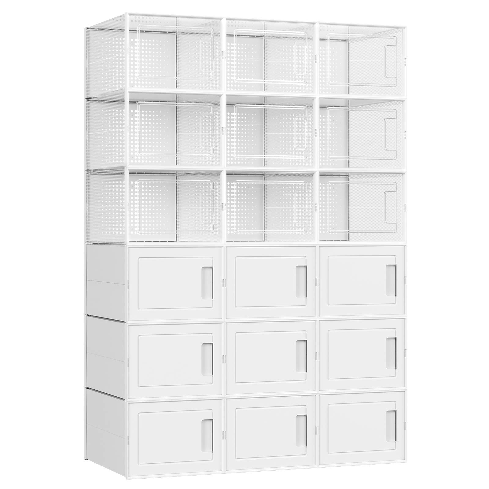 Buy SONGMICS Shoe Boxes Set Of 18 Plastic Shoe Storage Organisers Buy SONGMICS Shoe Boxes Set Of 18 Plastic Shoe Storage Organisers