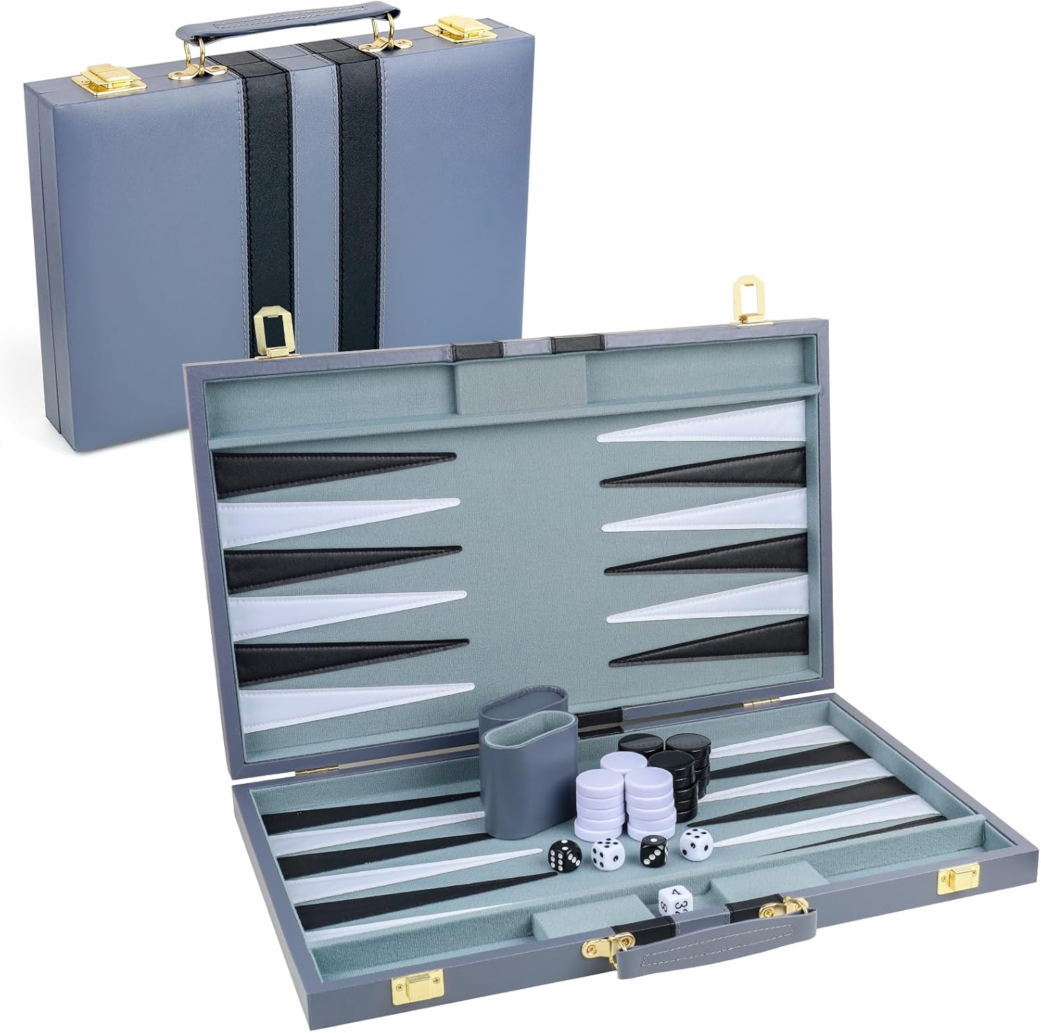 Amazon.com: RERIVER Backgammon Set 2 Players Classic Backgammon Sets ...