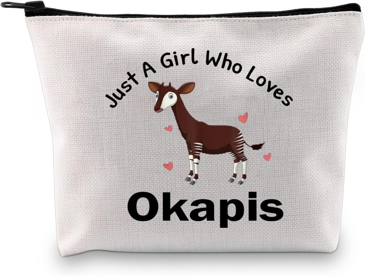 Amazon.com: XYANFA Okapis Makeup Bag Cute Okapi Lover Gift Forest ...