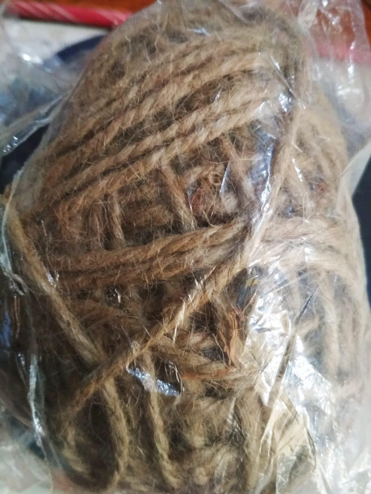 SOOTRA Sutli 120 mtr Twisted Burlap Jute Twine Rope 3 ply (Brown ...