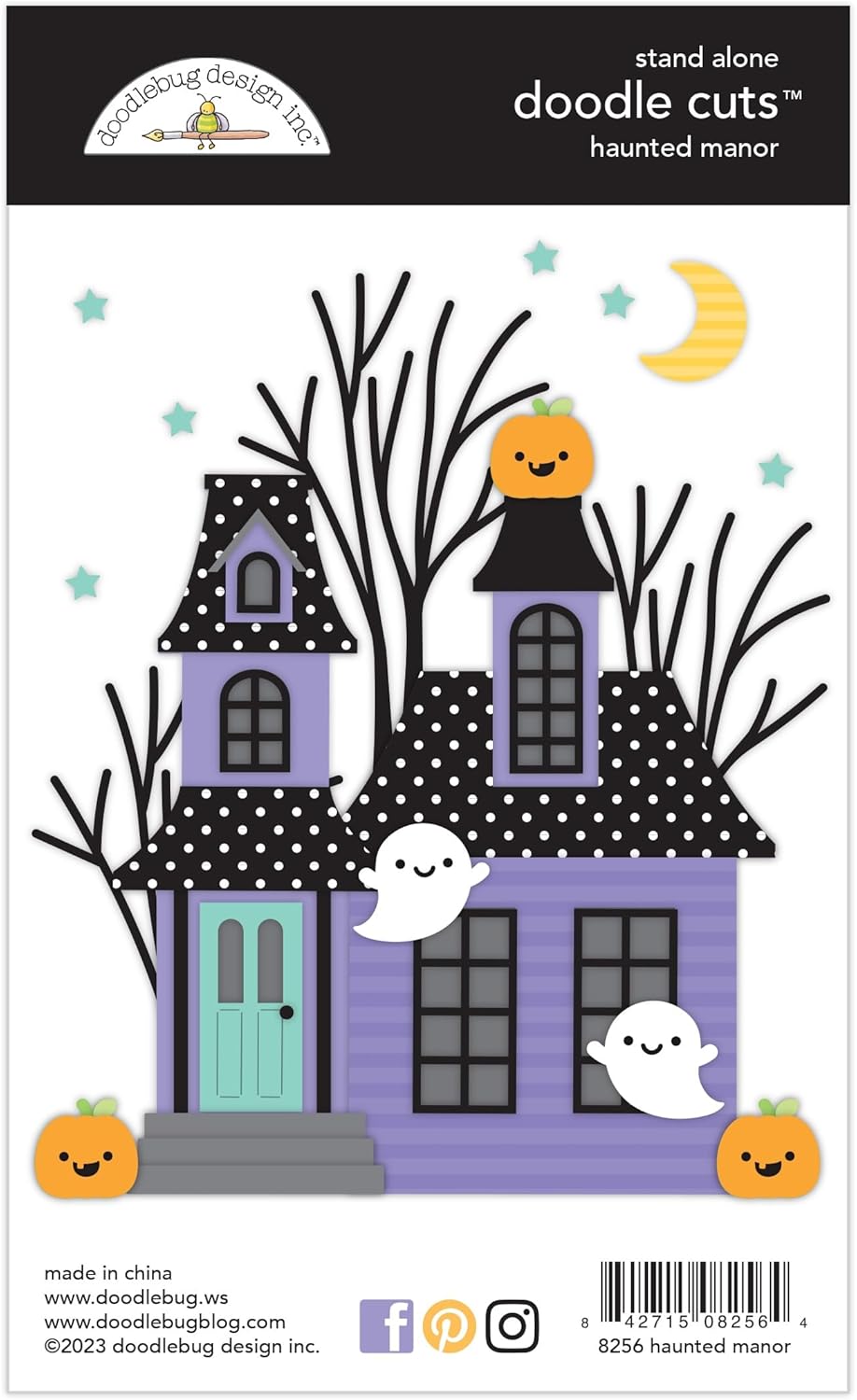 Amazon.com : Doodlebug Doodle Cuts Dies-Sweet & Spooky - Haunted Manor ...