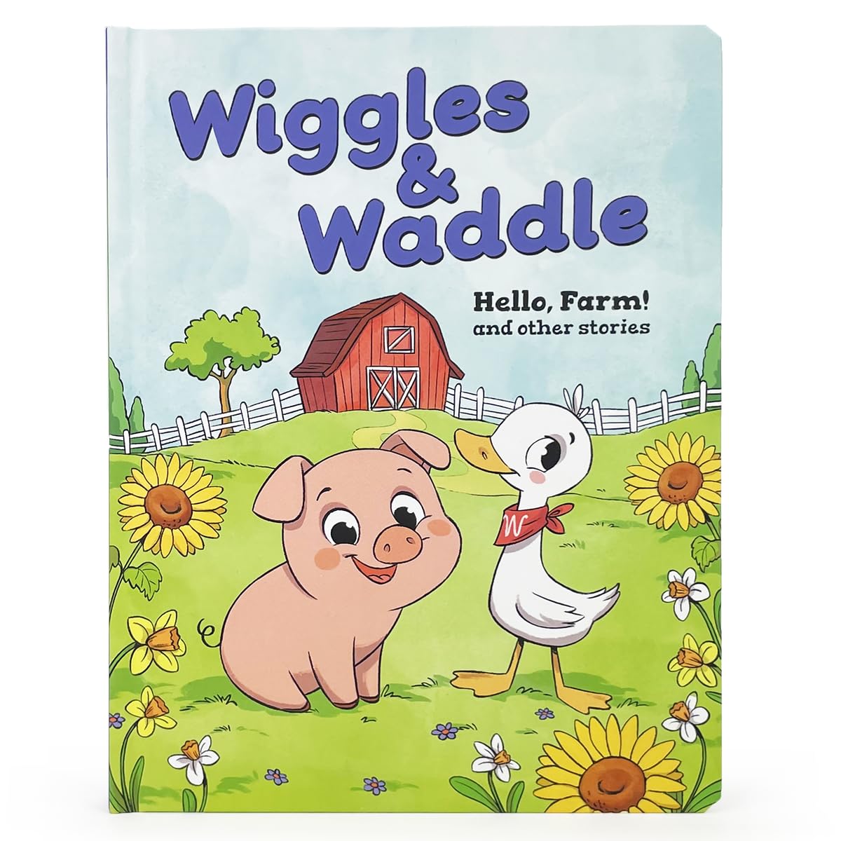 Wiggles and Waddle On the Farm- A First Graphic Novel with Flaps for ...