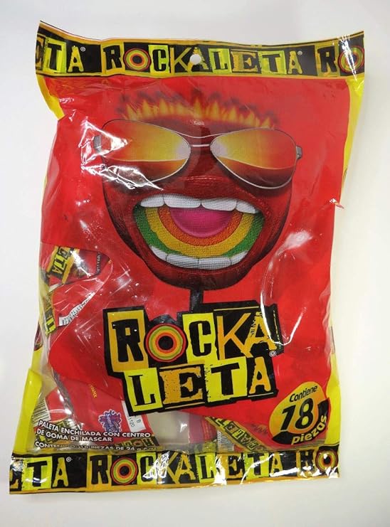 Rockaleta Bag Gum Center Lollipop and Soft Candy with Free Kinder bar ...