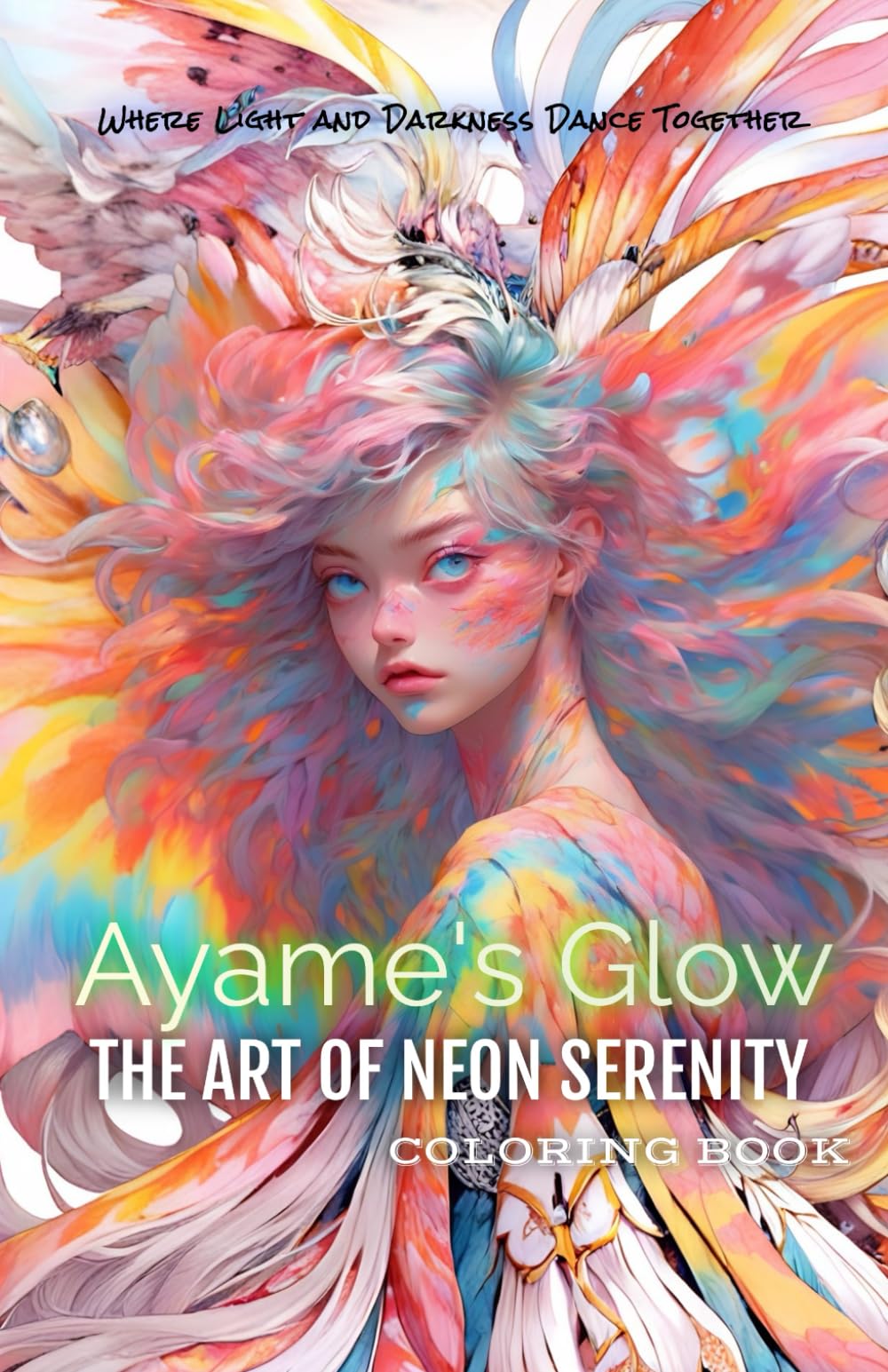 Amazon.com: Ayame's Glow: The Art of Neon Serenity: Coloring Book (Ayame Skye): 9798336289053 ...