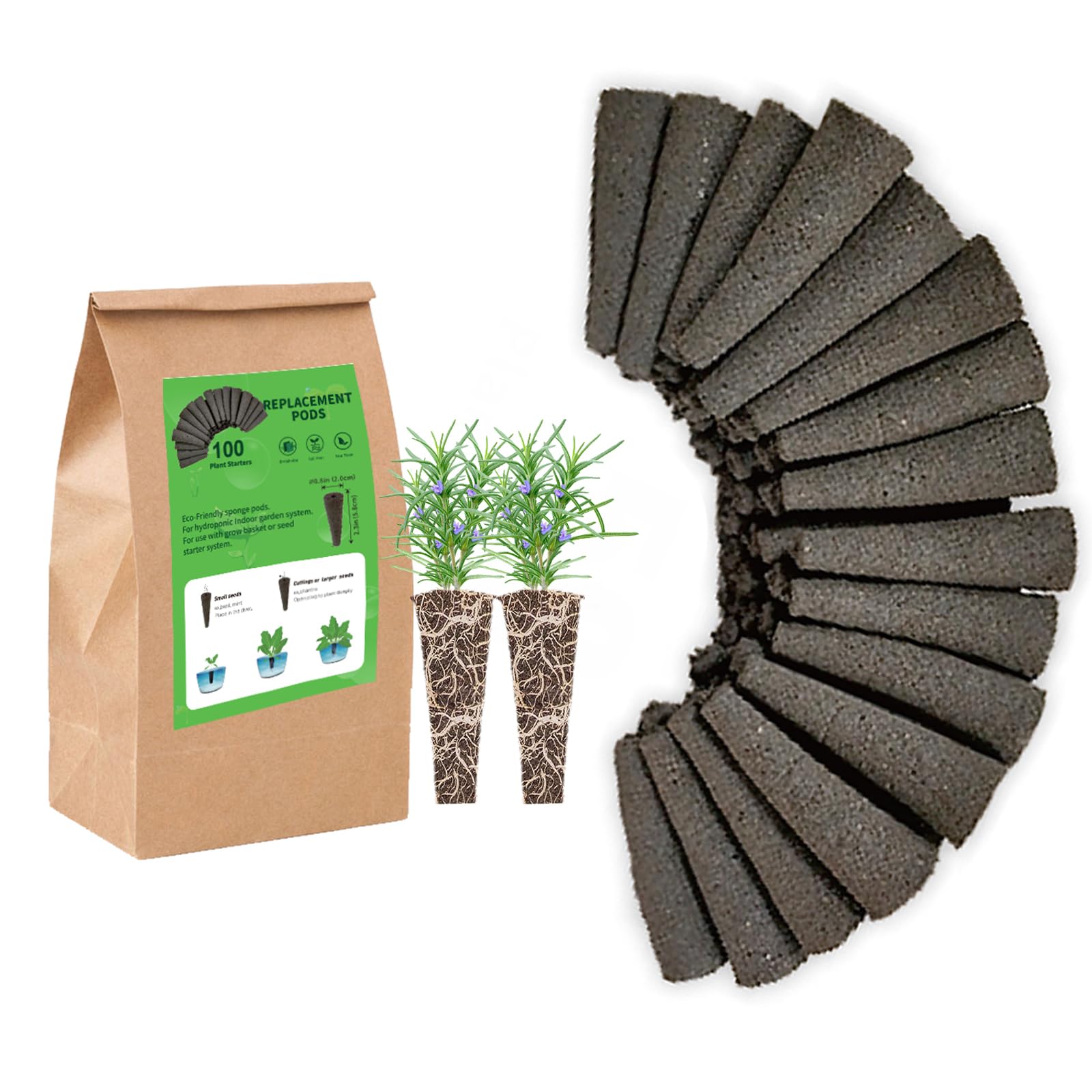 Snapklik.com : Grow Sponges, Starter Pods Compatible