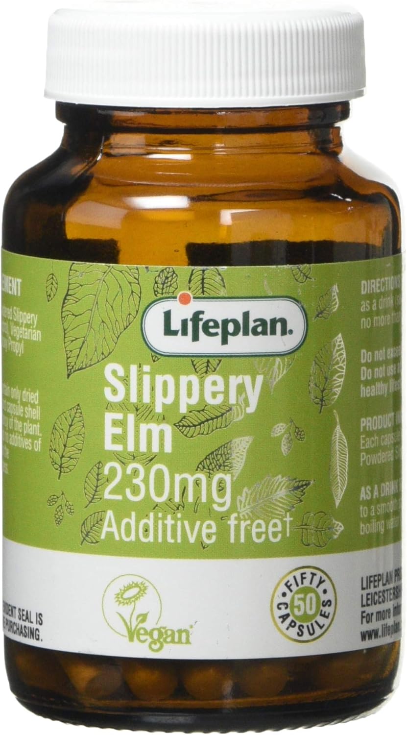 Lifeplan F0109 Slippery Elm Vegicaps 50 Capsules : Amazon.co.uk: Health ...