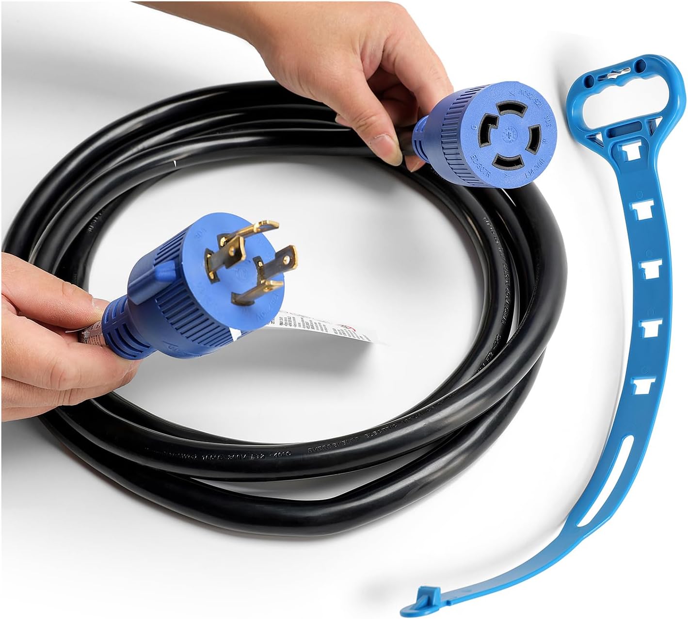 Amazon.com: 4-Prong 30 Amp Generator Cord 10FT,30 Amp Extension Cord ...