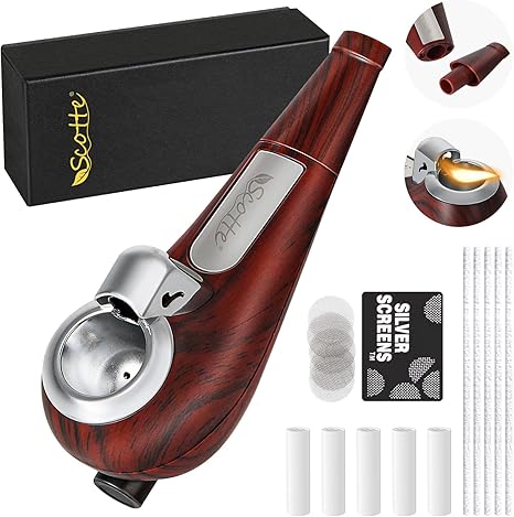 Amazon.com: Scotte Portable Pipe, Mini Pipe with Refillable Pipe ...