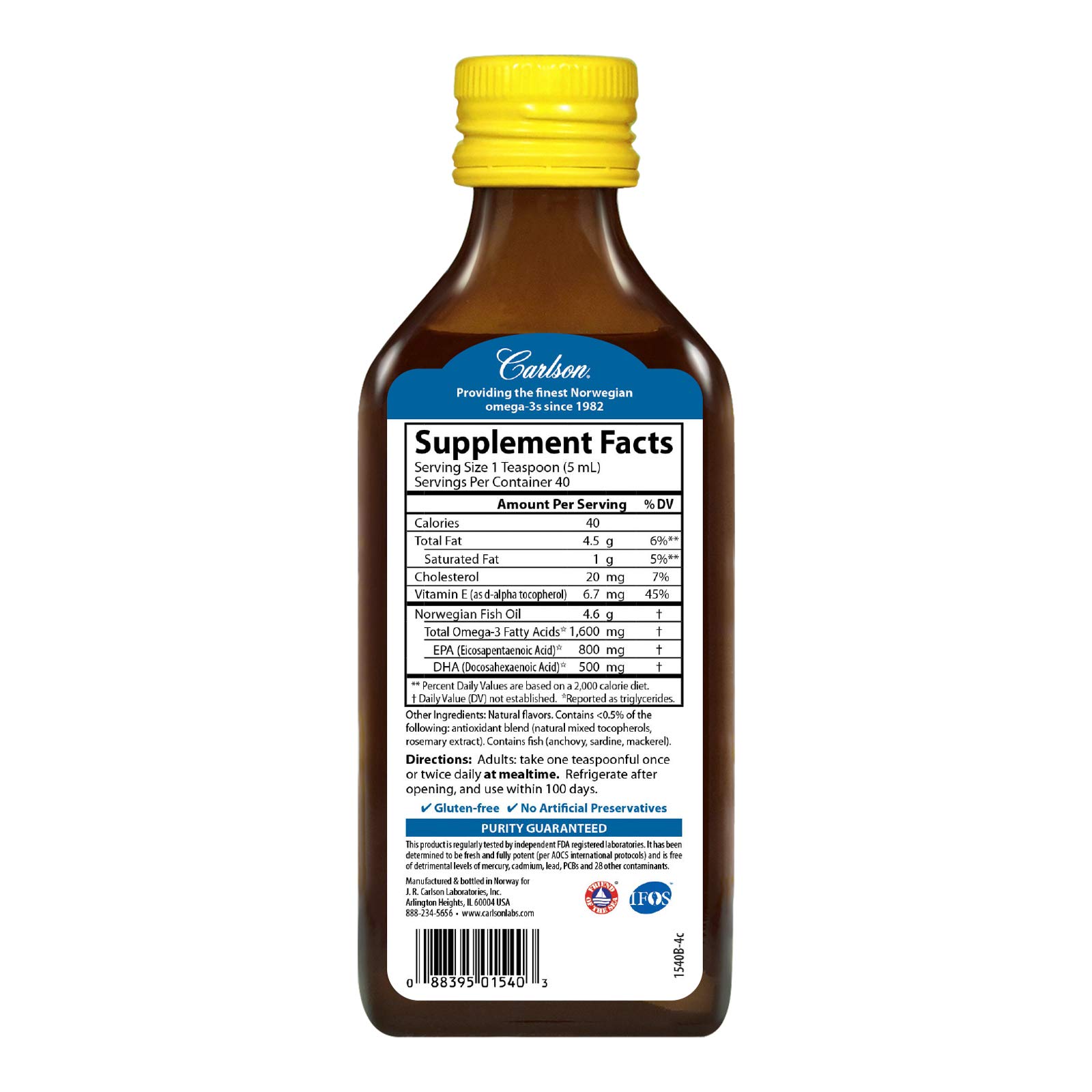 Snapklik.com : The Very Finest Fish Oil, 1600 Mg Omega-3s, Liquid Fish ...