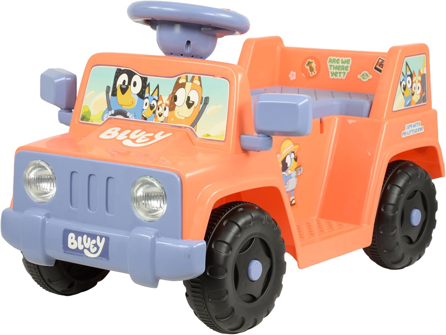 Bluey Kids Electric 4x4 Car - Official Licensed Kids Ride On Car - 6V ...