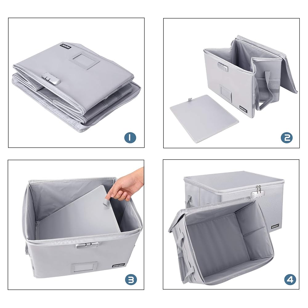 Fireproof Box with Lock,ENGPOW File Box Storage Nepal | Ubuy