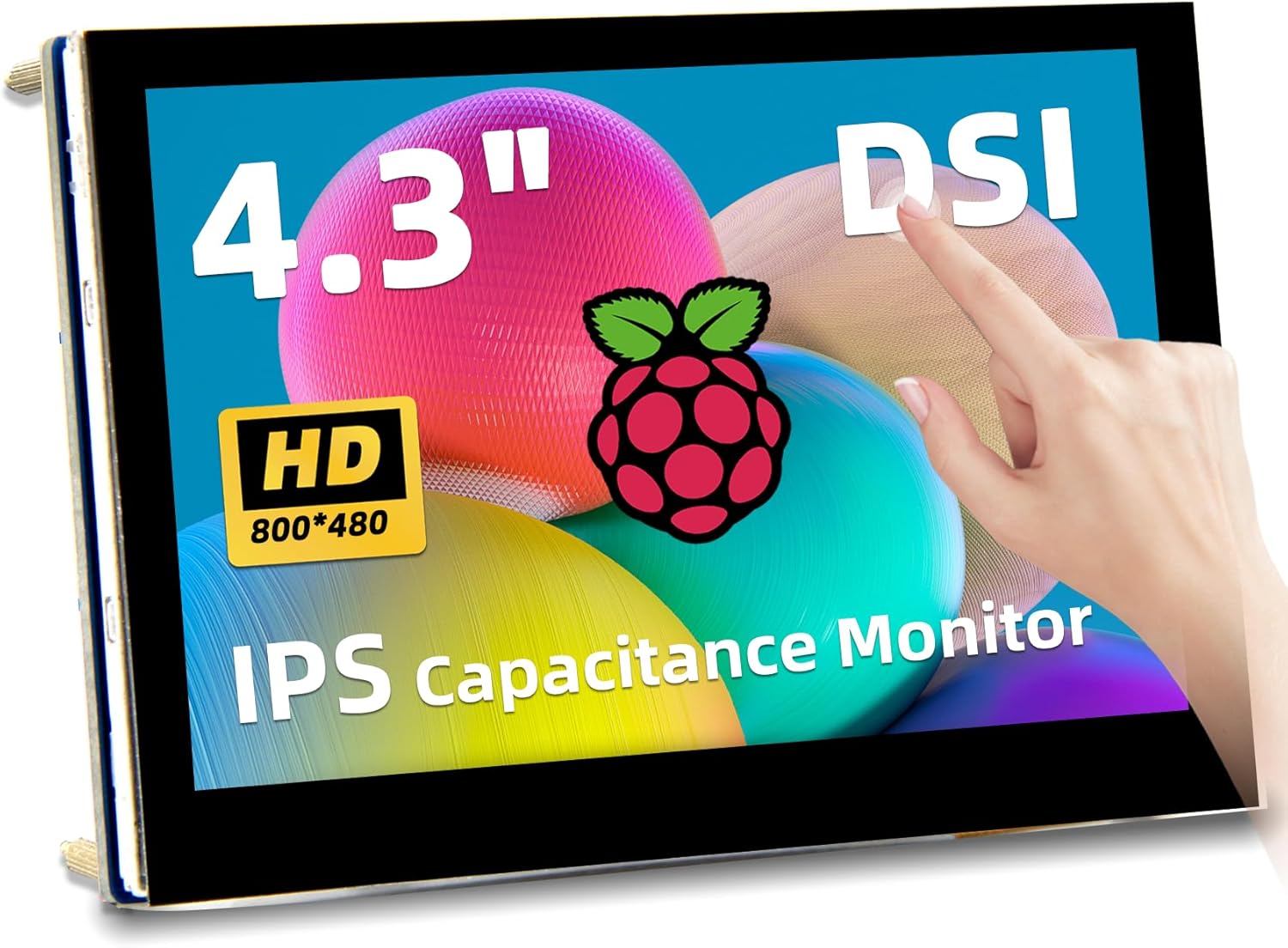 Amazon.com: iPistBit 4.3 Inch Raspberry Pi Screen, 800x480 Pixel ...