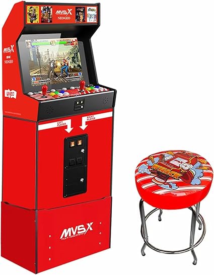 Amazon.com: NEO-GEO MVSX Home Arcade Machine Set [Included Base, Riser ...