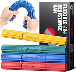 FitBeast Hand Exerciser Bars for Physical Therapy - Relieves Tendonitis ...