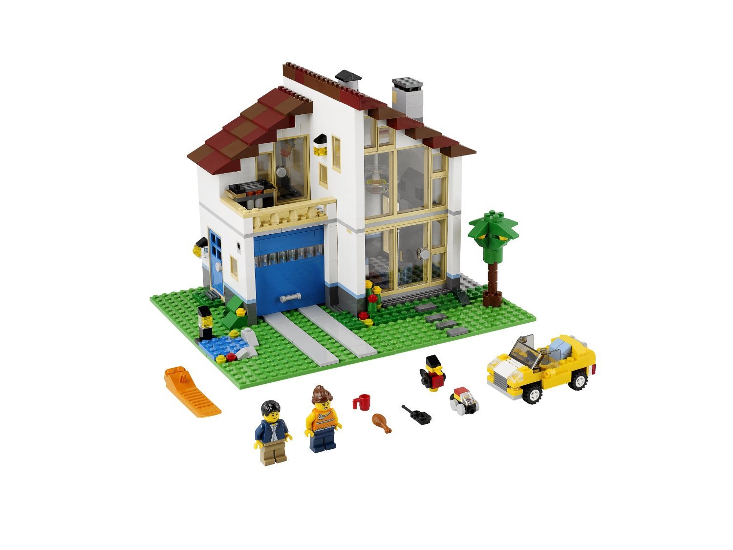 LEGO?? CREATOR?? 3-in-1 Family House Building Set - Mediterranean Villa ...