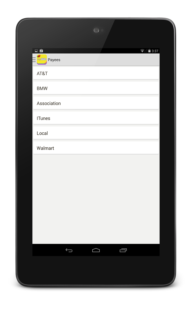 My Bills Lite - App on Amazon Appstore