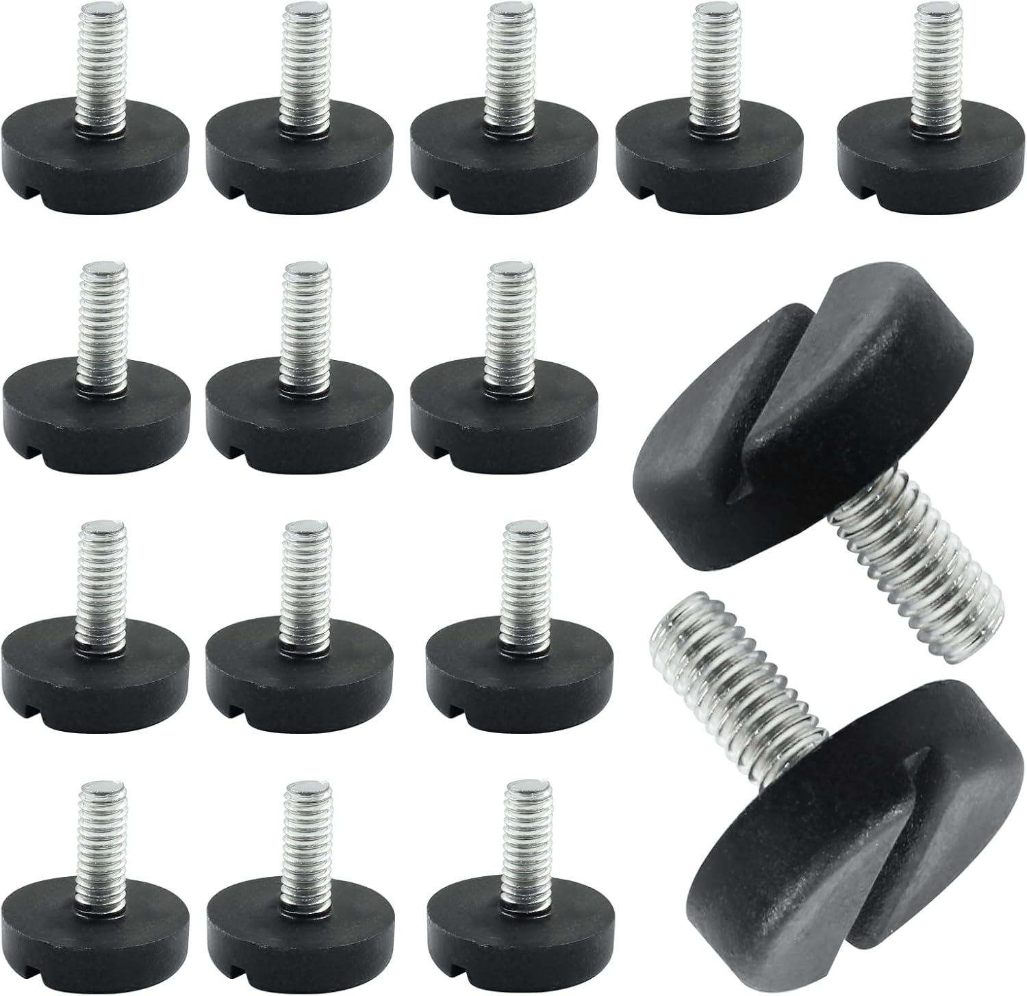 Amazon.com: Zorveiio 16 Pcs M6 Furniture Lvelers Table Leg Levelers ...