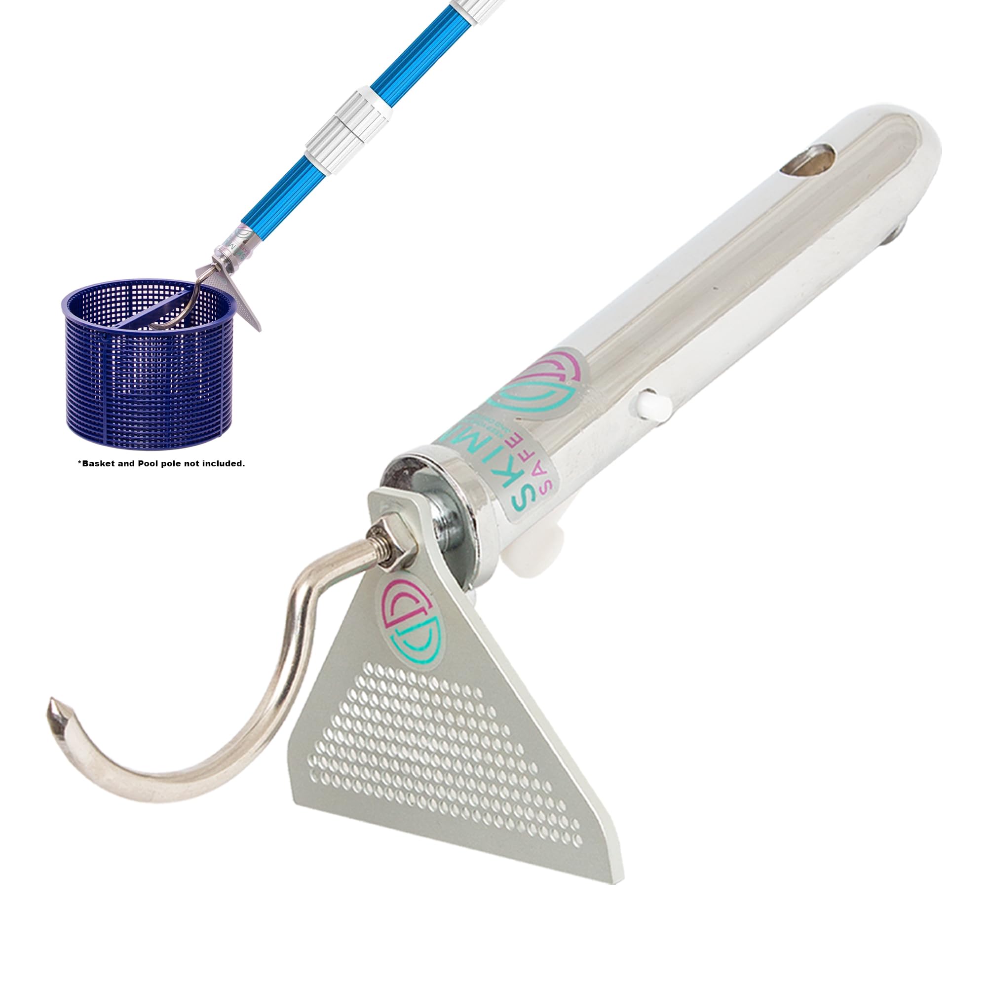 Amazon.com : Skimmer Basket Handle and Removal Tool Universal Pool ...