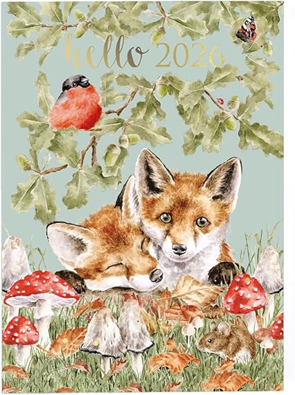 Wrendale Designs - Desk Diary 2026 : Amazon.co.uk: Stationery & Office ...