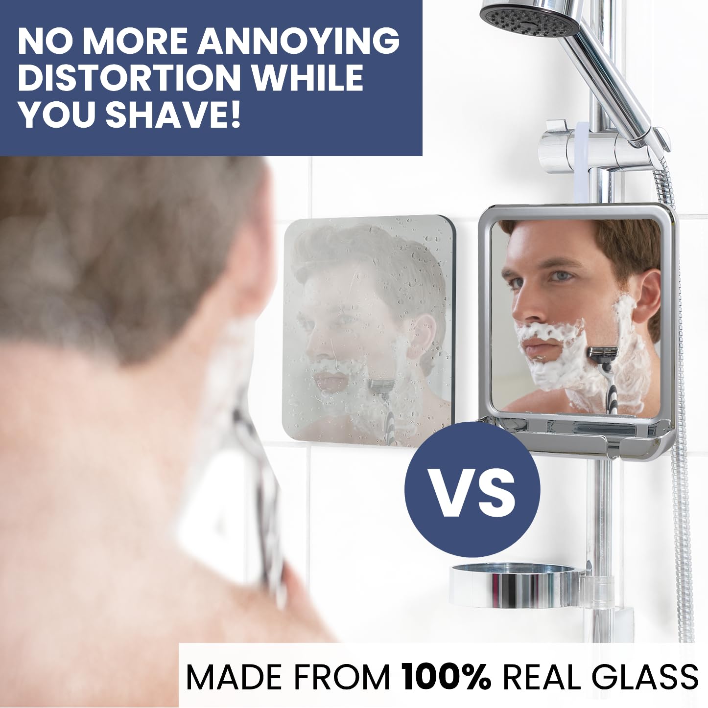 Snapklik.com : MIRRORVANA Fogless Shower Mirror For Shaving And ...