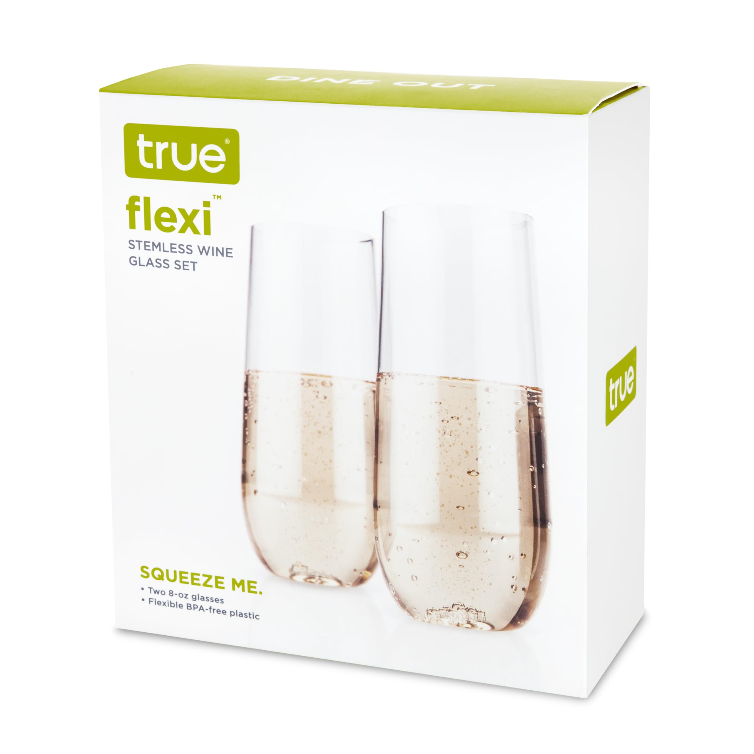Snapklik.com : True Flexi Champagne Flutes Plastic, Plastic Drink ...