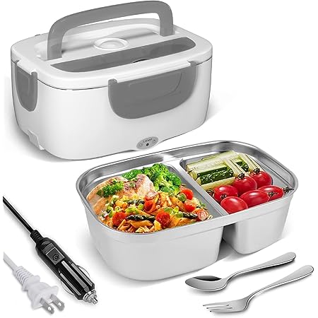 Amazon.com: Electric Lunch Box,3 Layers 2L Portable Electric Heating ...