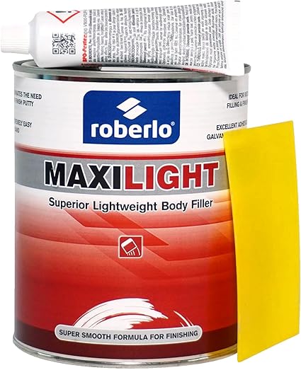 Amazon.com: Roberlo Maxilight Superior Lightweight Auto Body Filler ...