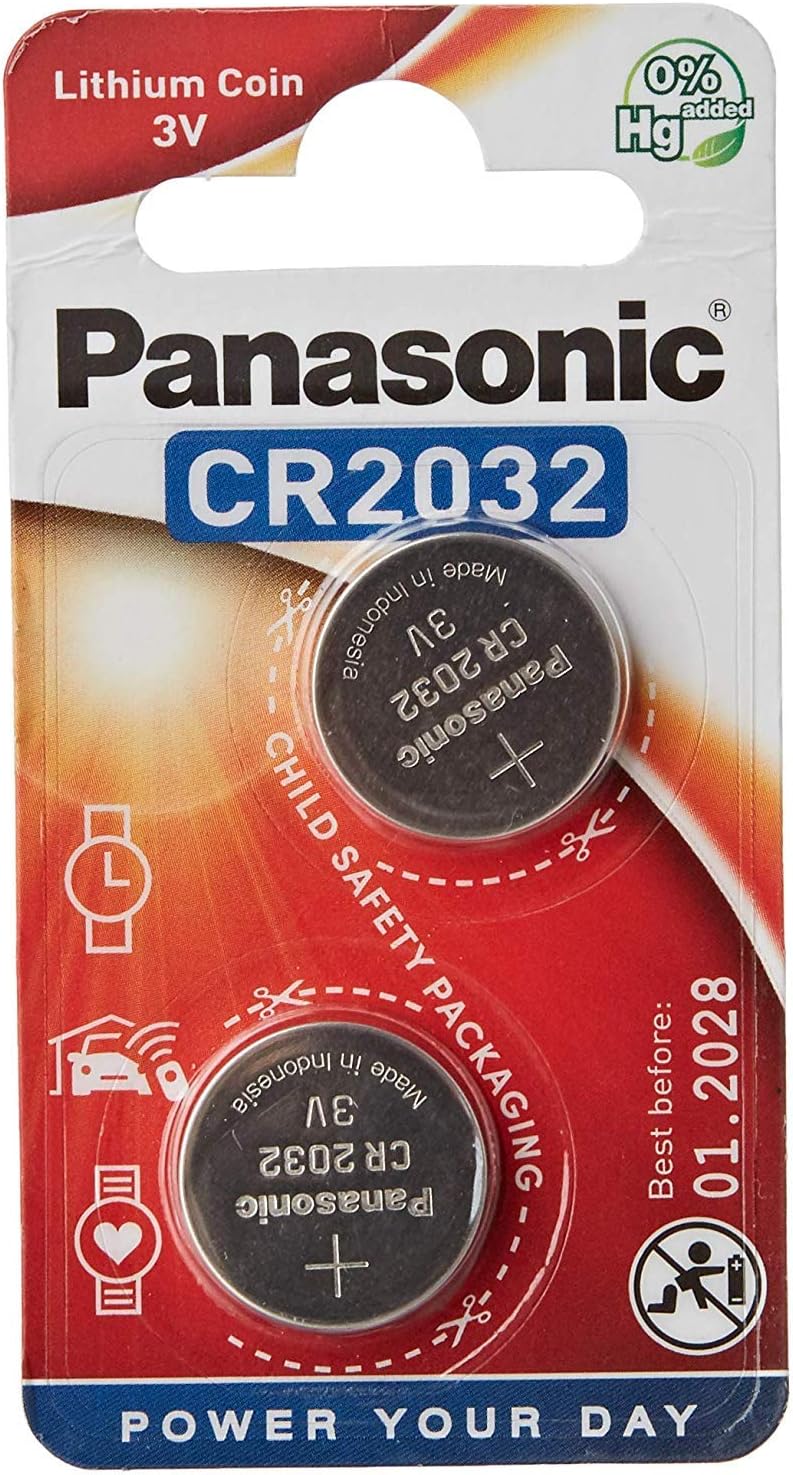 Panasonic CR2032 Battery (2 Pack), Lithium Coin Cell, 3V : Amazon.ca ...
