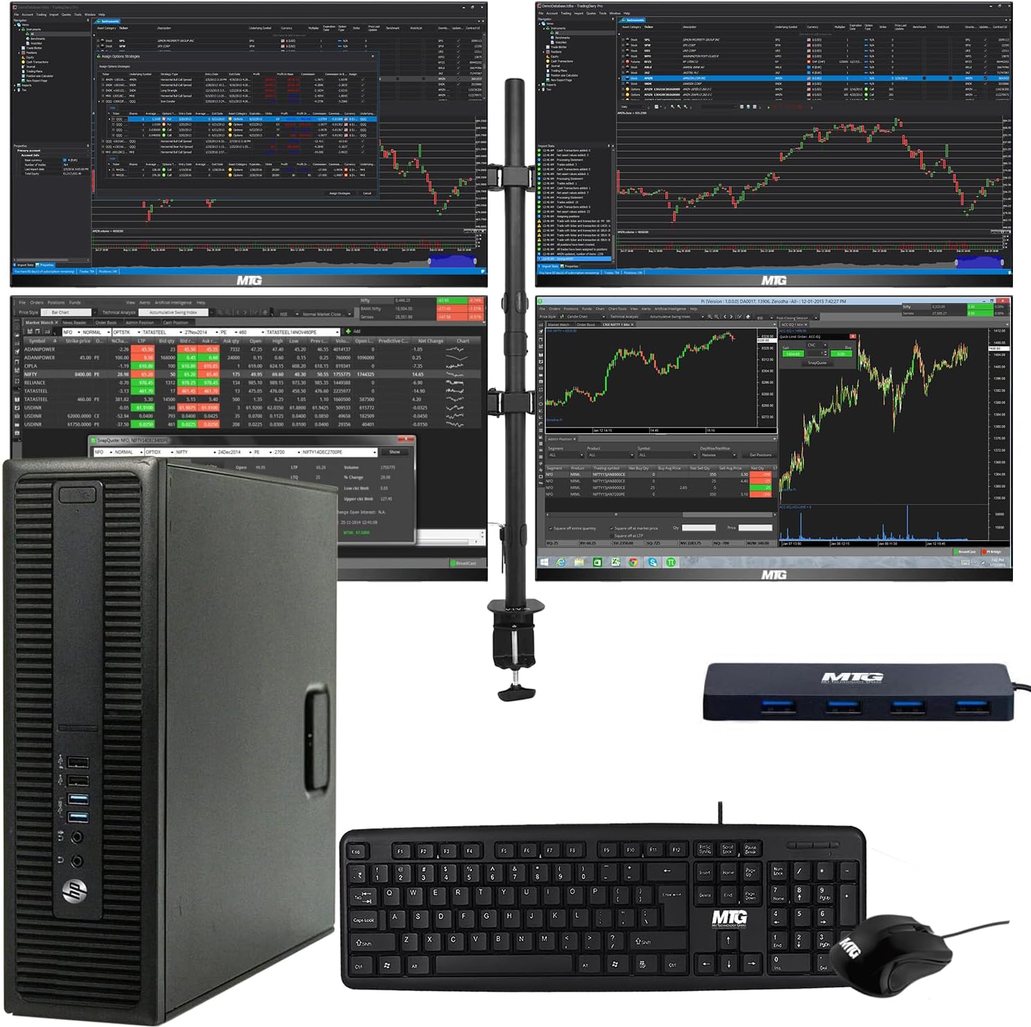 Amazon.com: HP Trading Optimized PC Bundle Intel i5 6th Gen, 32GB RAM ...