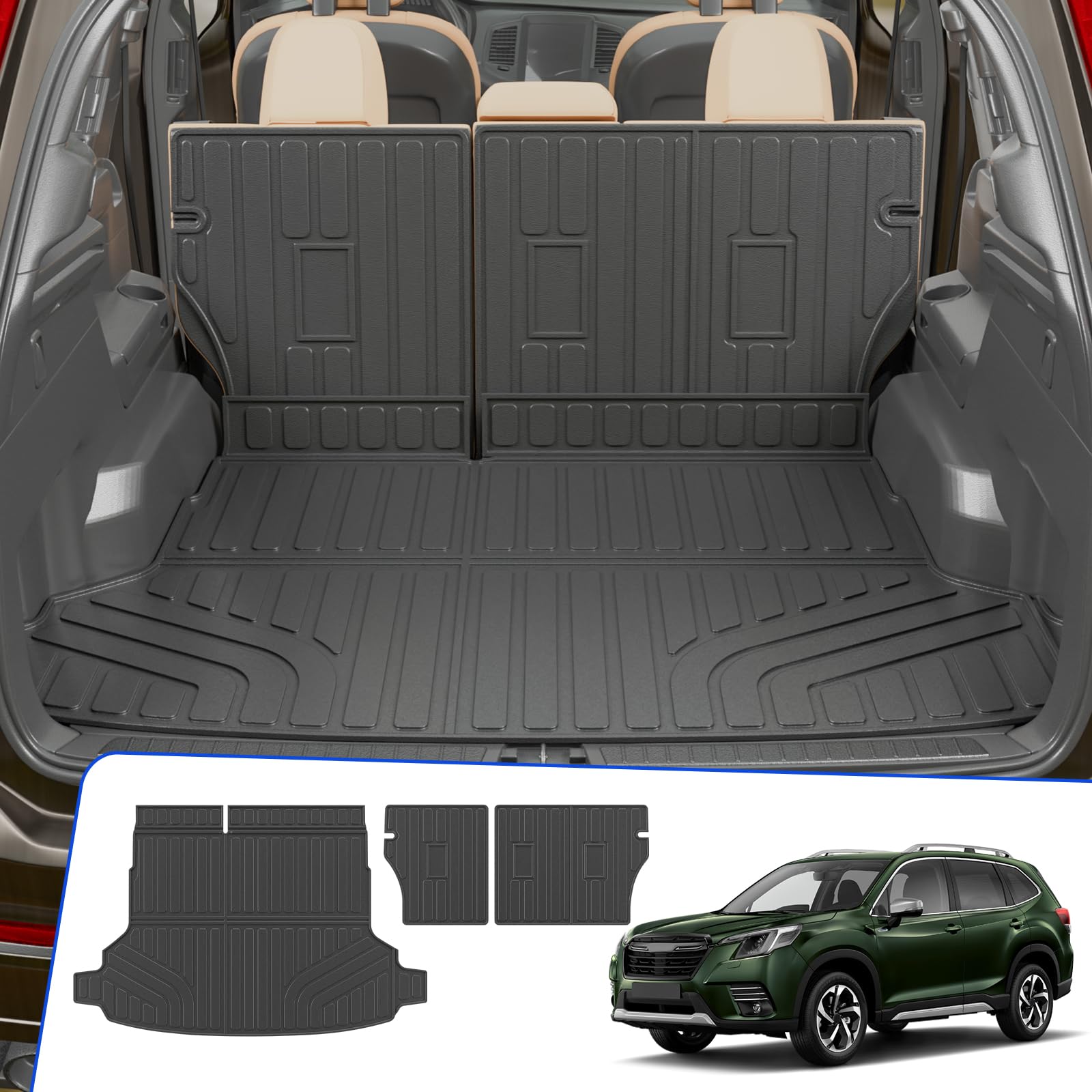 Amazon.com: Rongtaod Cargo Mat Compatible with 2025 Subaru Forester ...