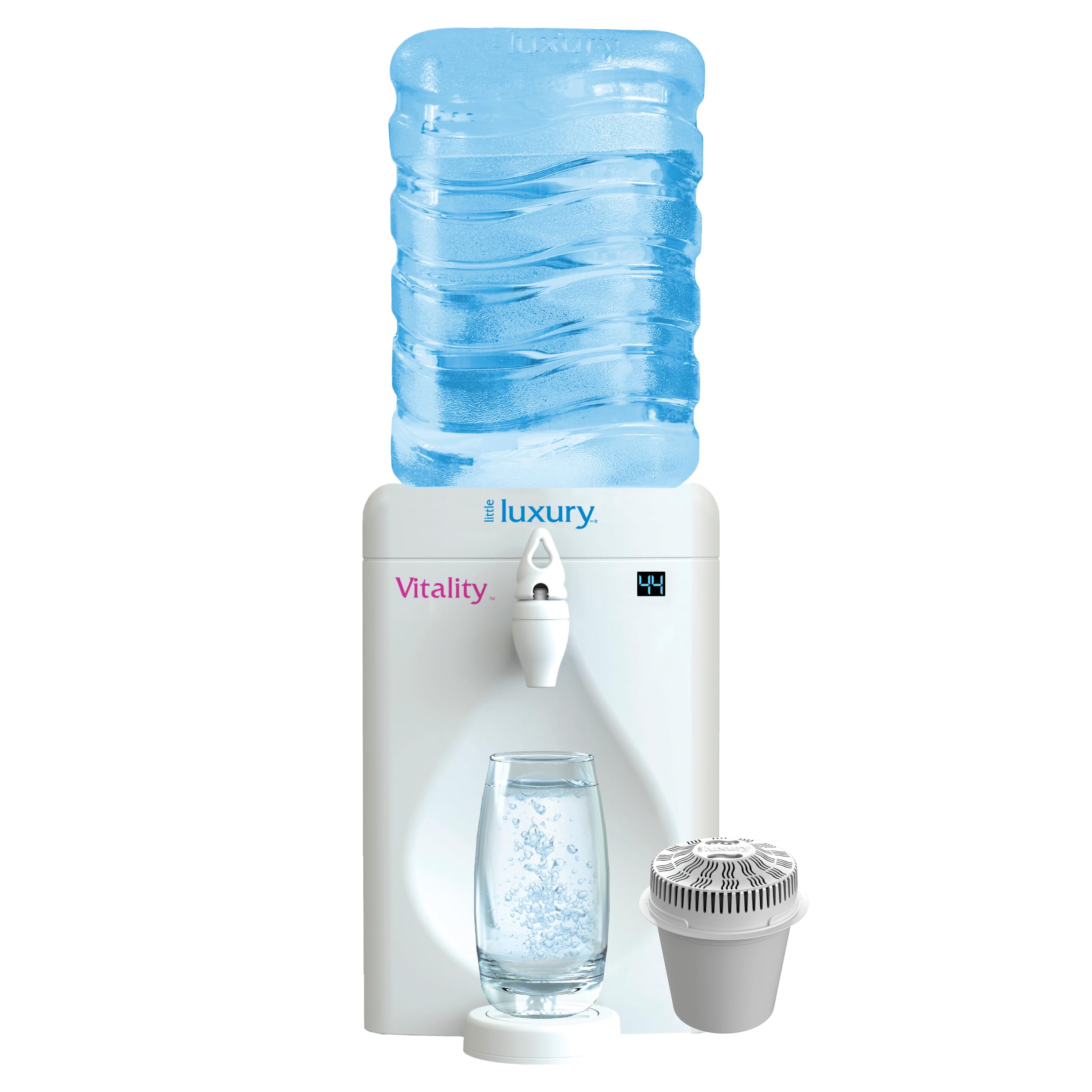 Amazon.com: Little Luxury Vitality Mini Water Cooler with Filter ...
