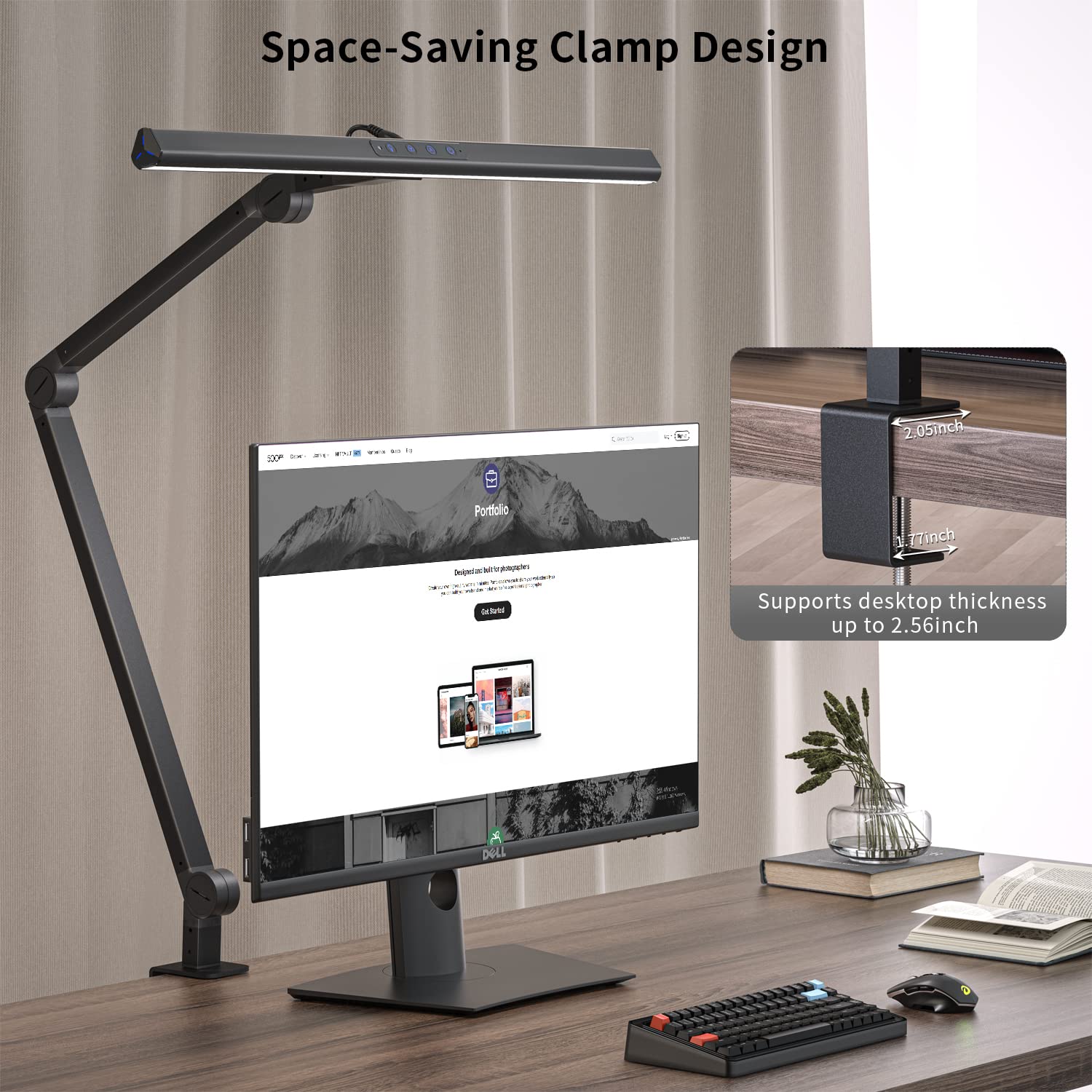 Snapklik.com : KableRika LED Desk Lamp, Bright Architect Desk Lamp For ...