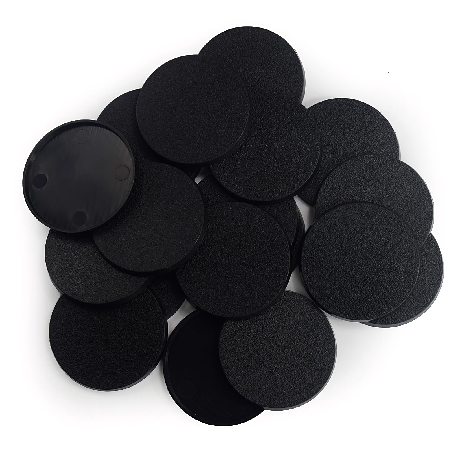 Amazon.com: Round Textured Plastic Model Bases for Gaming Miniatures or ...