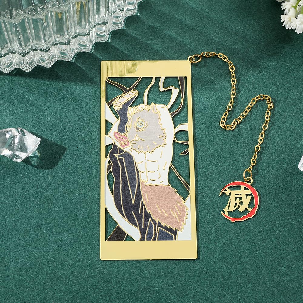 Snapklik.com : Demon Metal Bookmark Slayer Anime Kawaii Kamado Tanjirou ...