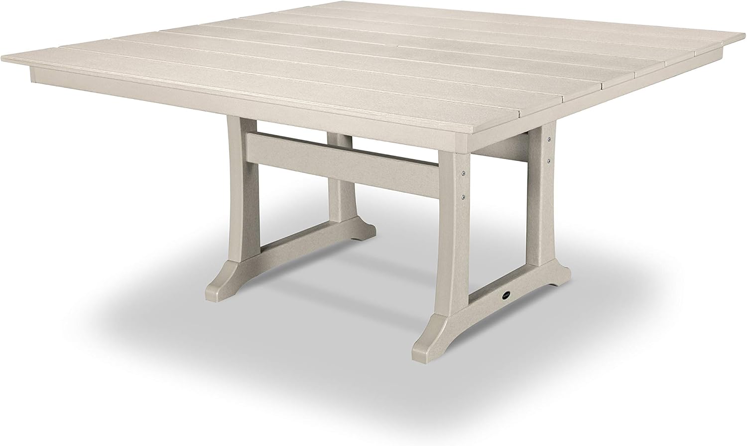 Amazon.com : POLYWOOD® Dining Table, Sand : Home & Kitchen