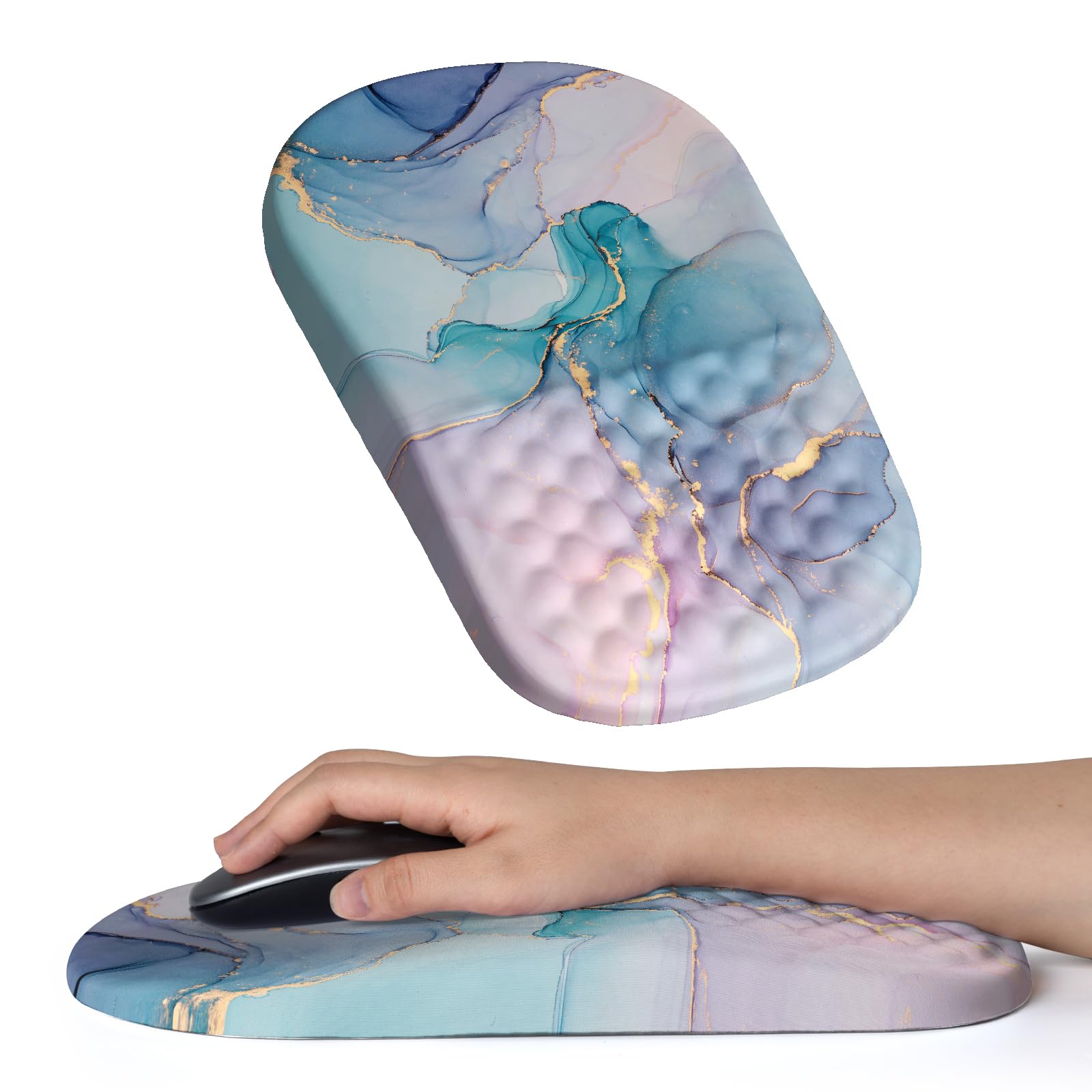Amazon.com: Youzzan Ergonomic Mouse Pad Wrist Support with Massage ...