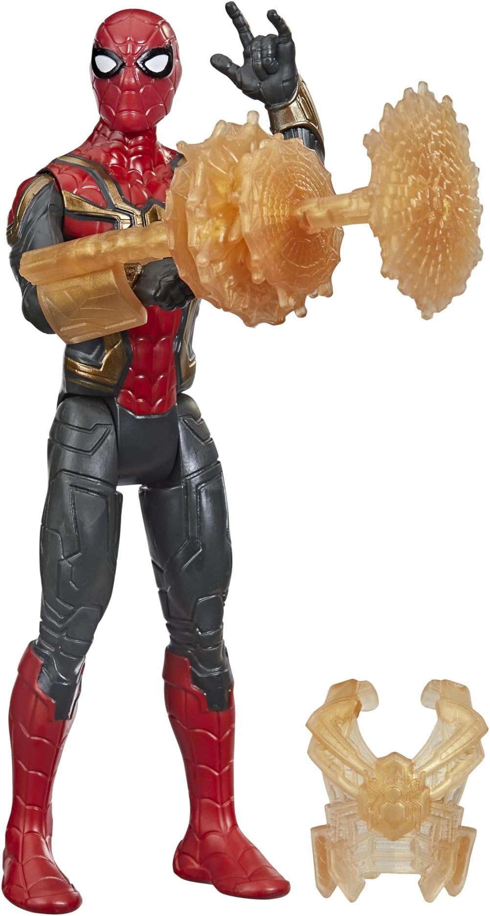 Buy Marvel Spider-Man Mystery Web Gear Upgraded Black and Red Suit ...